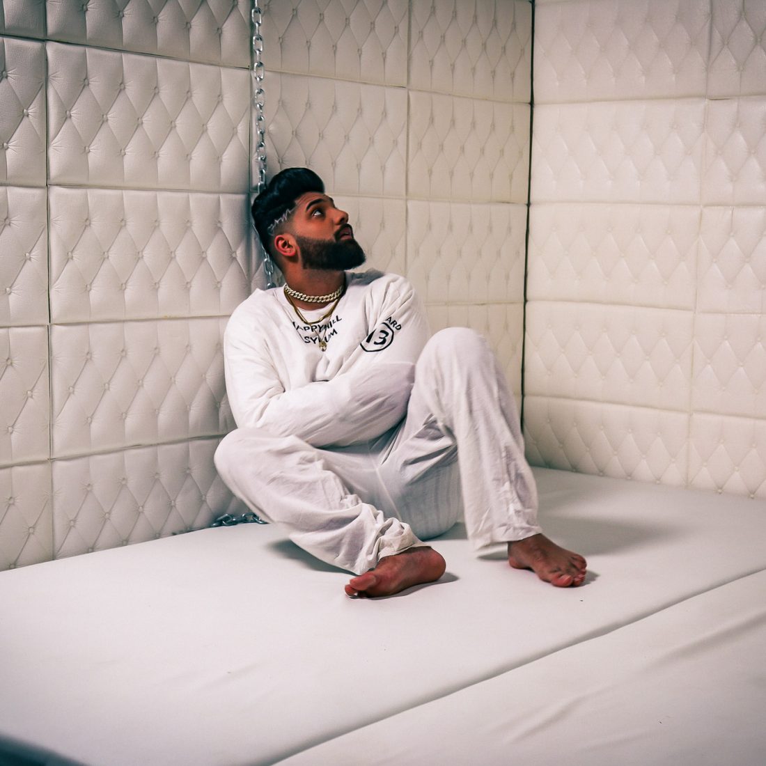 White Padded Room & Insane Asylum Standing Production Set