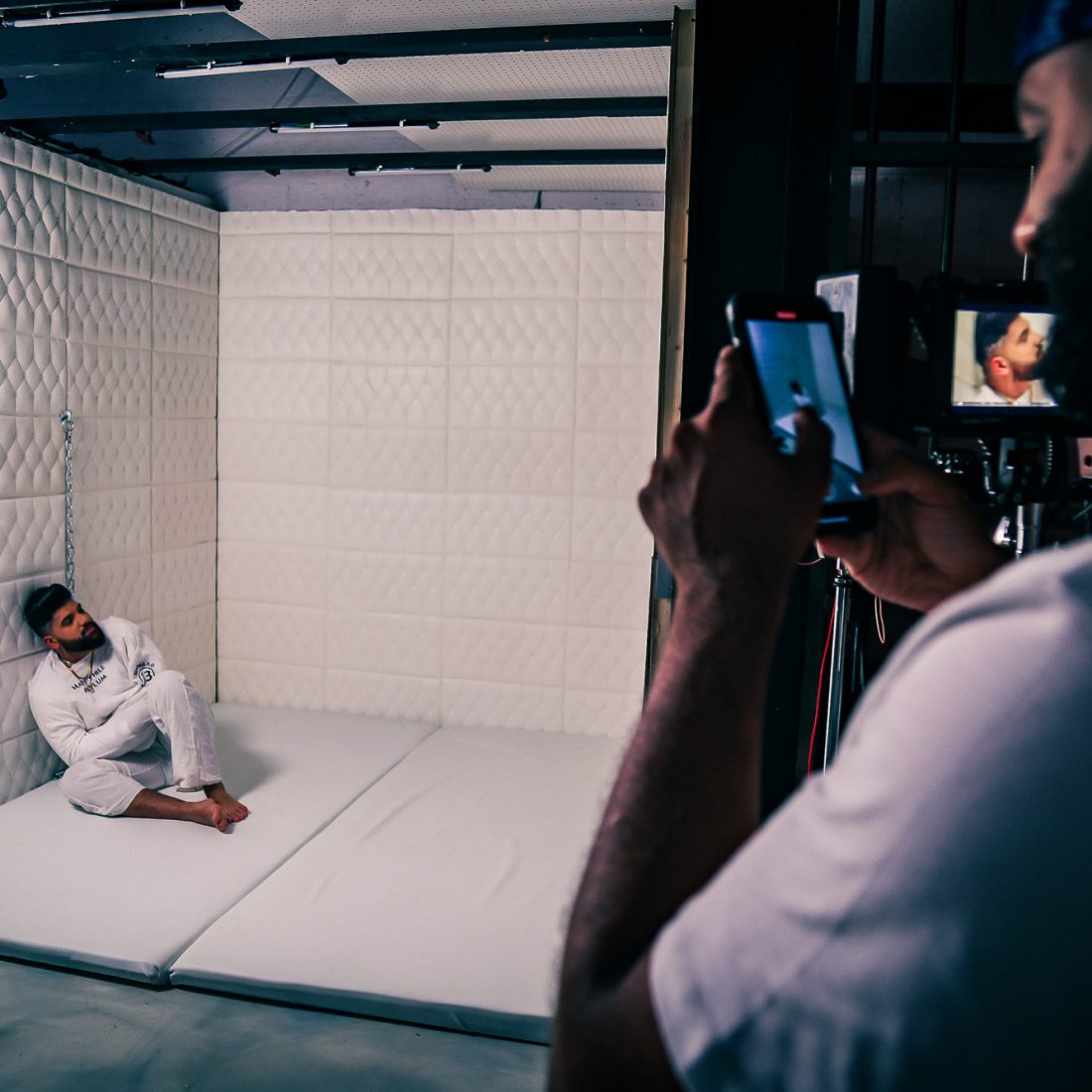 White Padded Room & Insane Asylum Standing Production Set